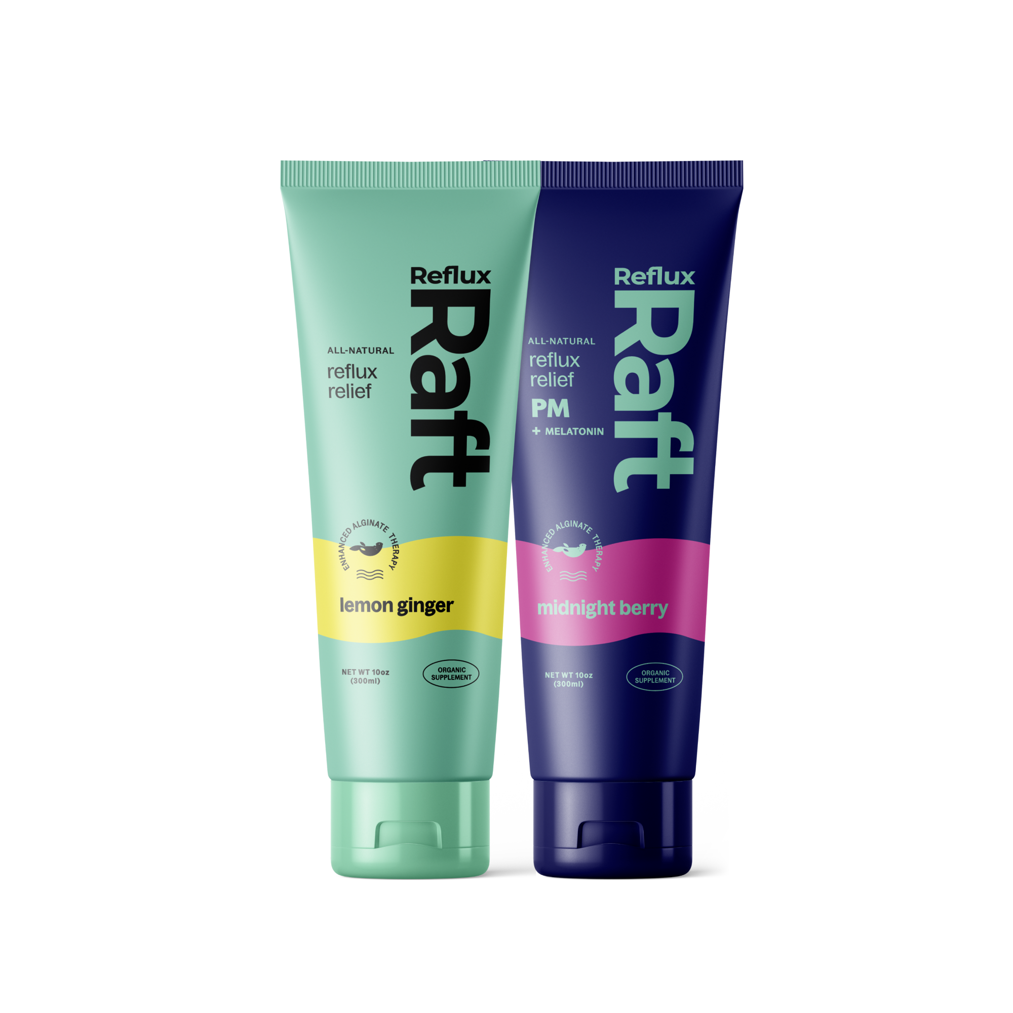 RefluxRaft Day + Night Duo | | Natural Relief for Acid Reflux & Heartburn