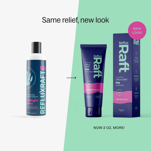 RefluxRaft Midnight Berry PM: Nighttime Reflux Relief