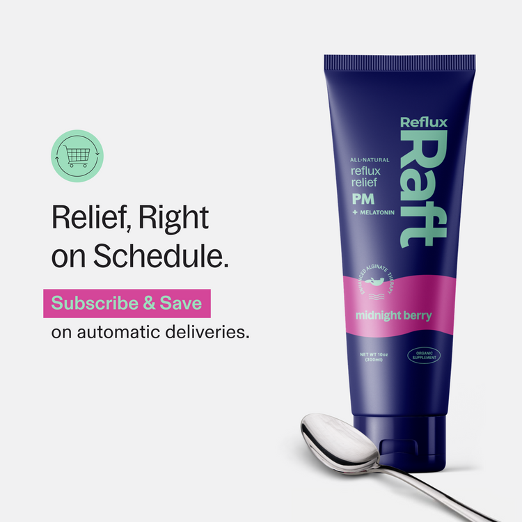 RefluxRaft Midnight Berry PM: Nighttime Reflux Relief